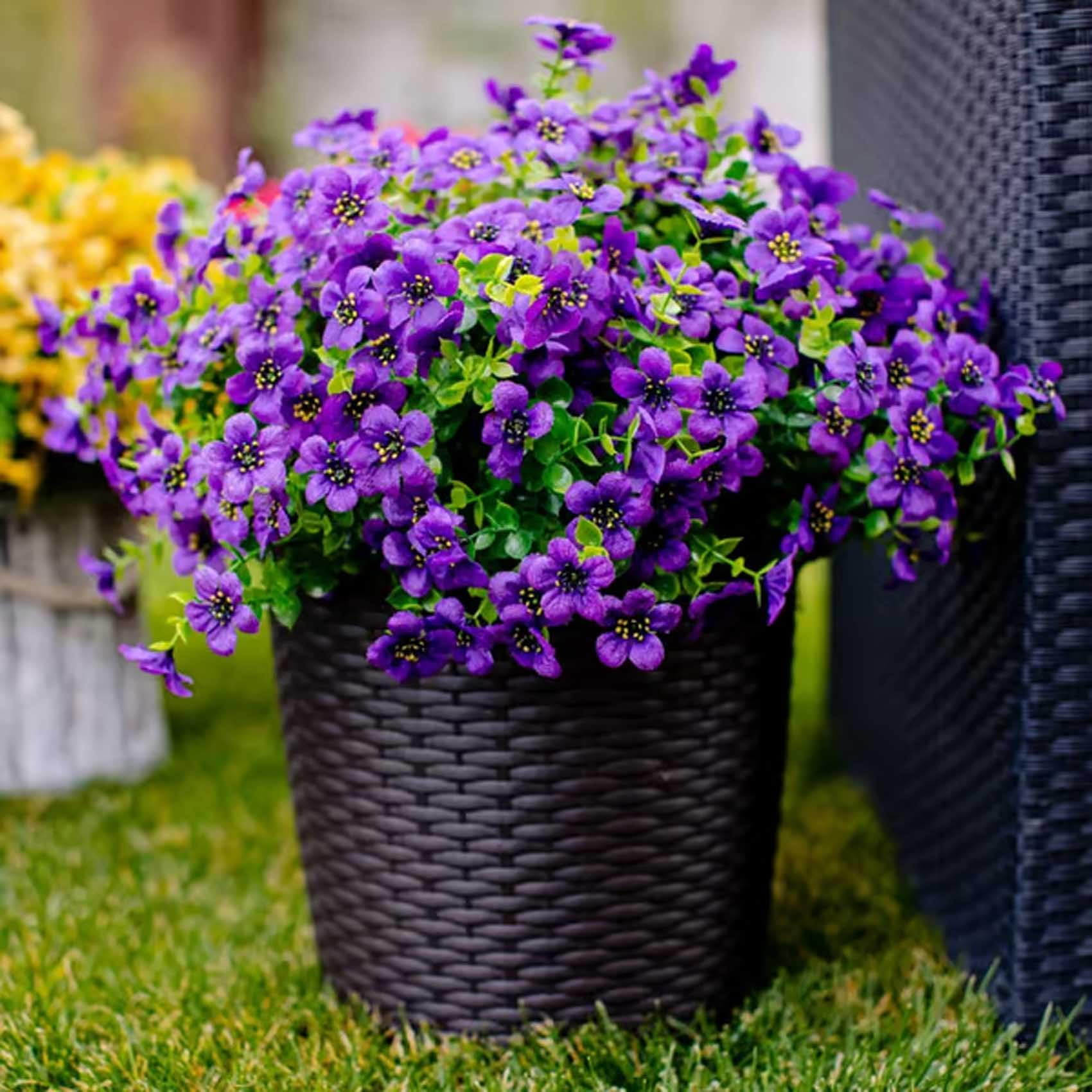 Intrinsici Flowers, Rainproof UV Resistant Lifelike Artificial Flowers ...