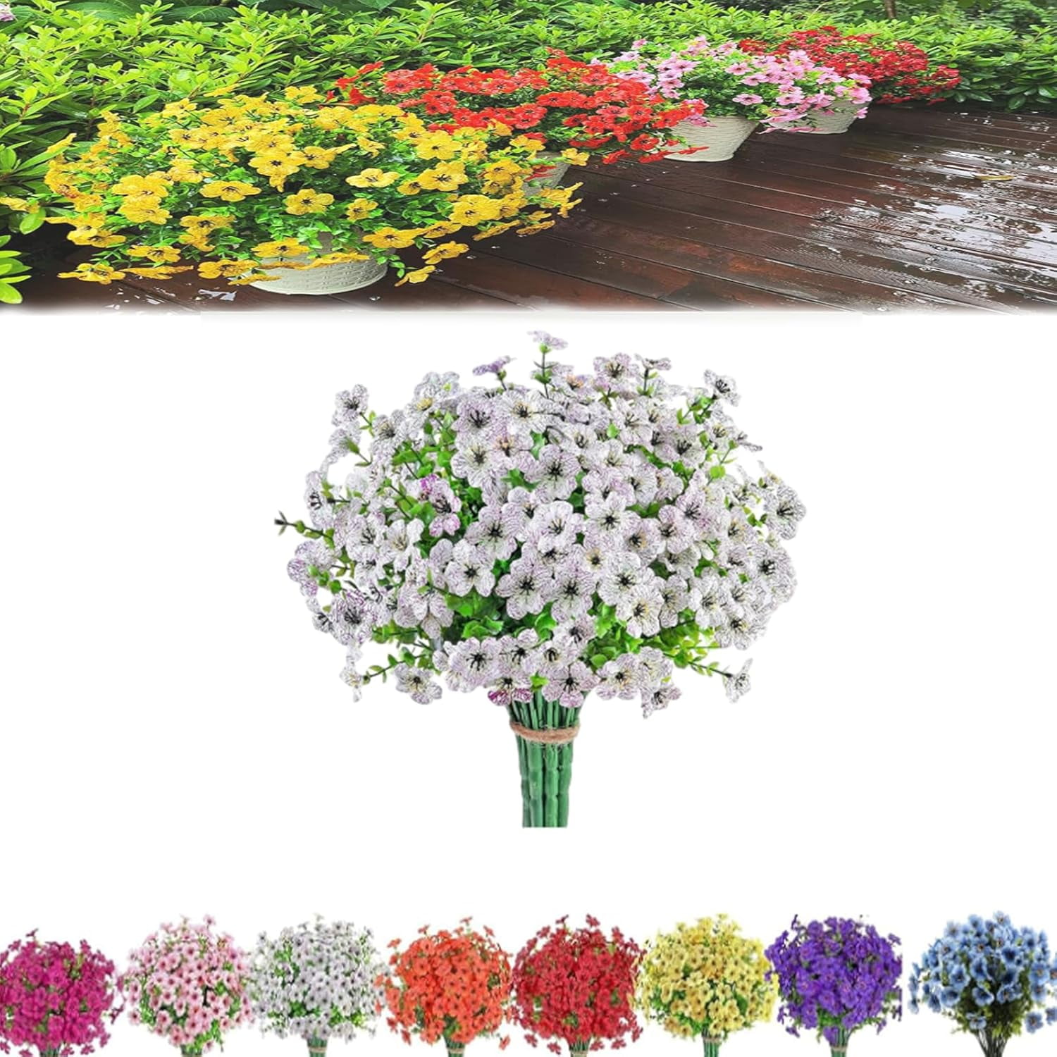 Intrinsici Flowers, Schedulety Artificial Flowers, Exquisite UV ...