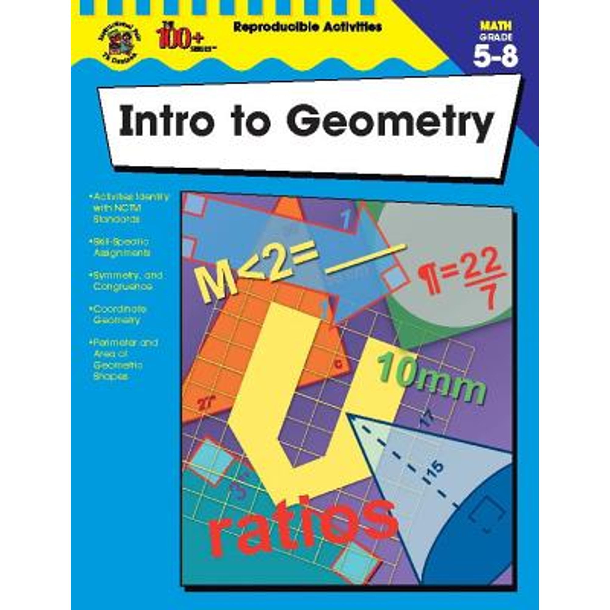 Pre-Owned Intro to Geometry, Grades 5 - 8 The 100+ Series Paperback ...