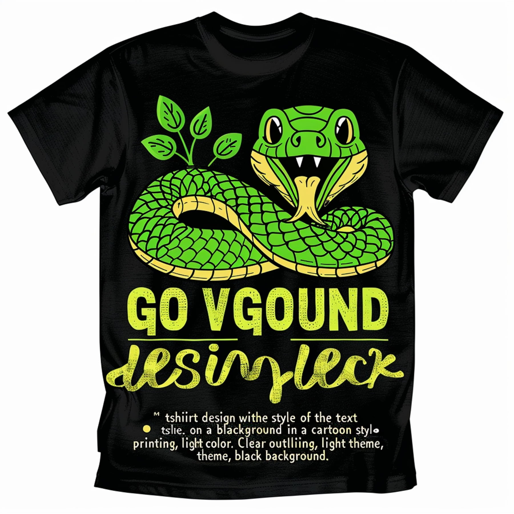 Introducing our fierce and adorable 'GO VEGAN' snake and cobra design ...