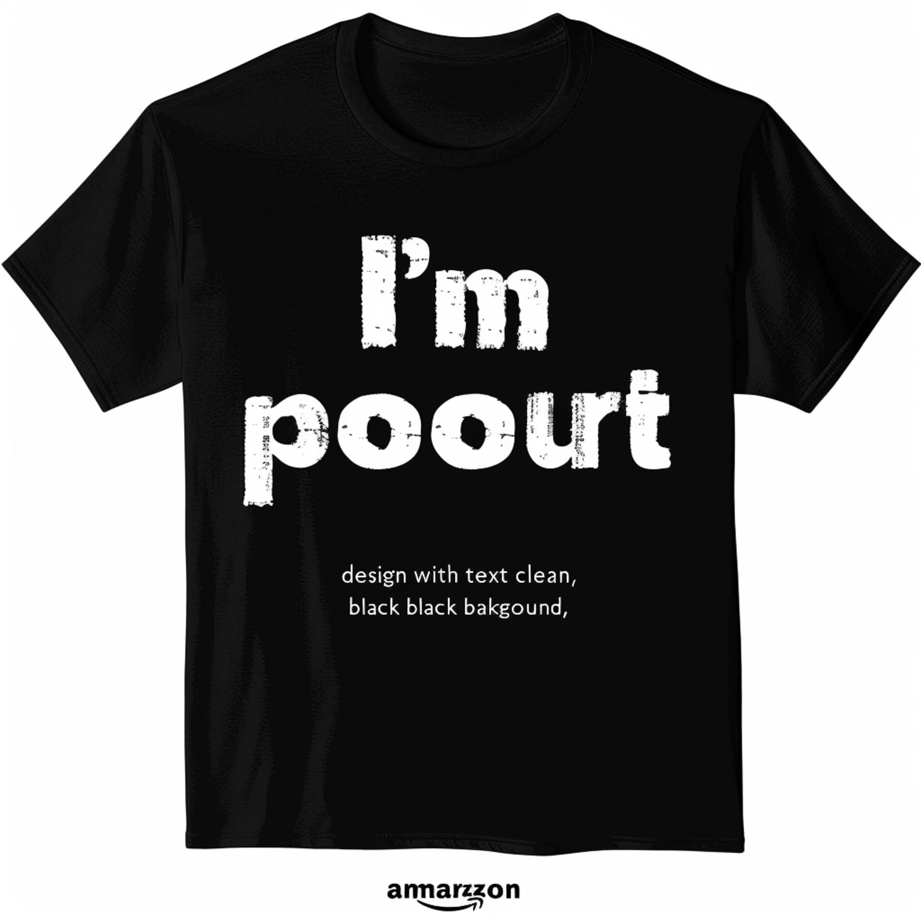 Introducing our bold and honest 'I'm Poor' Black TShirt Wear your truth ...