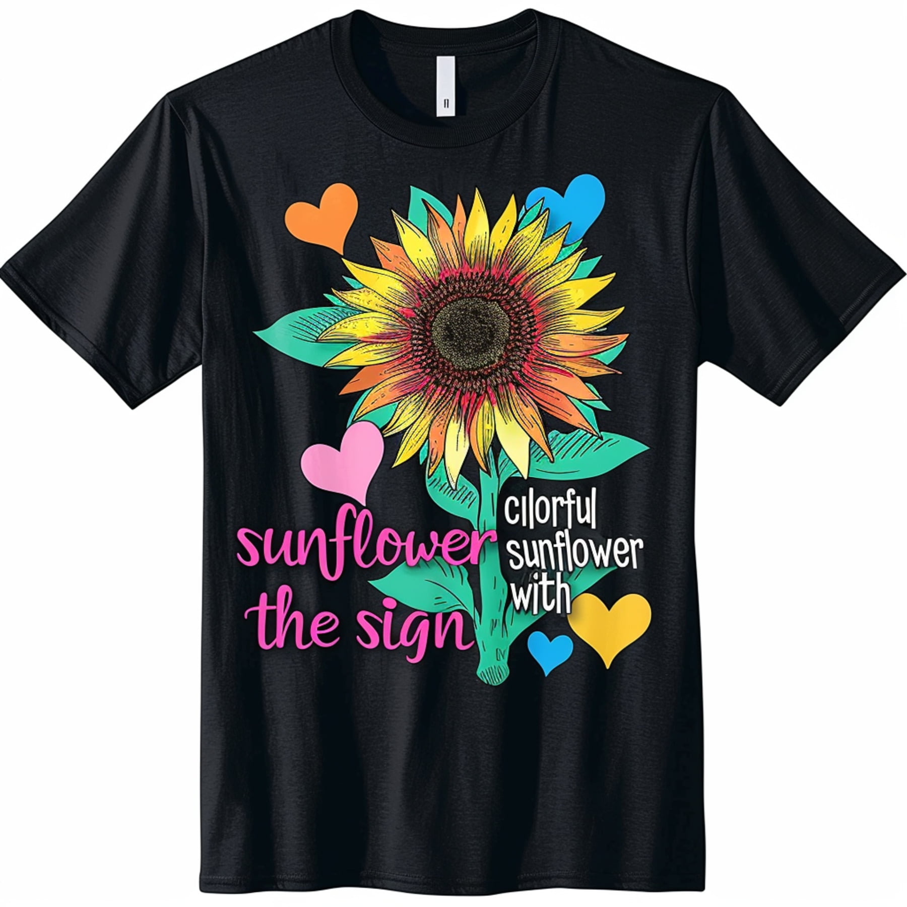 Introducing our striking new Black TShirt featuring a powerful pink ...