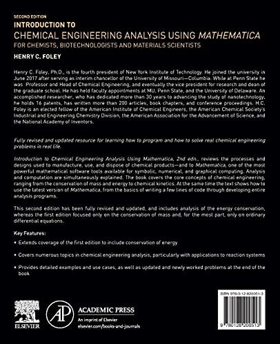 Pre-Owned Introduction to Chemical Engineering Analysis Using ... Pre-Owned Introduction to Chemical Engineering Analysis Using ...