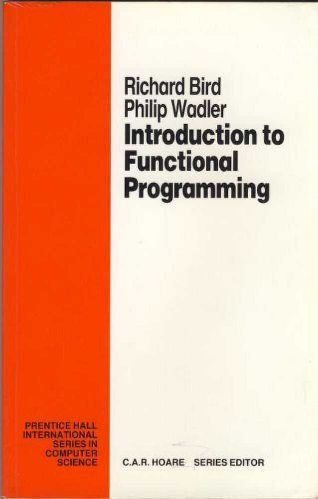 Pre-Owned Introduction to Functional Programming (Prentice Hall ... Pre-Owned Introduction to Functional Programming (Prentice Hall ...