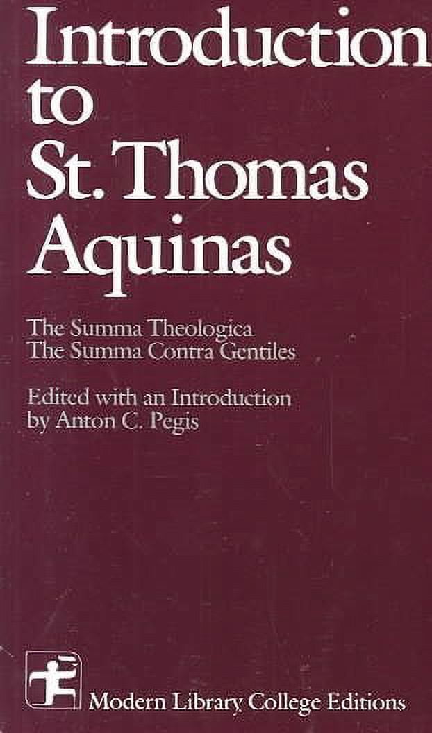 Introduction To Saint Thomas Aquinas - Walmart.com