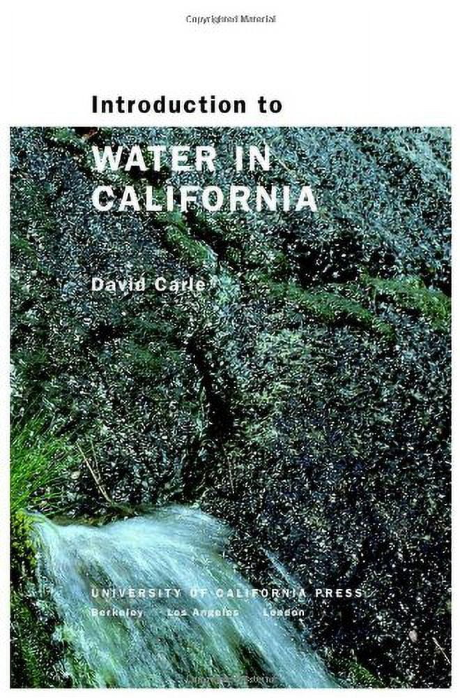 Pre-Owned Introduction to Water in California (Hardcover) 0520235800 ...
