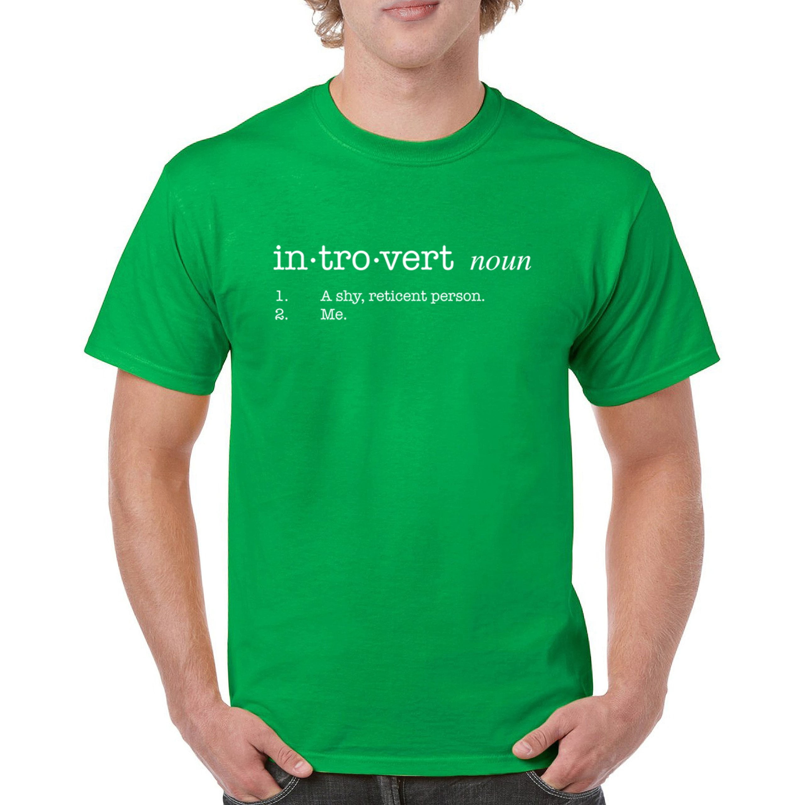 Introvert Definition T-shirt Funny Antisocial Humor People Suck Stay at ...