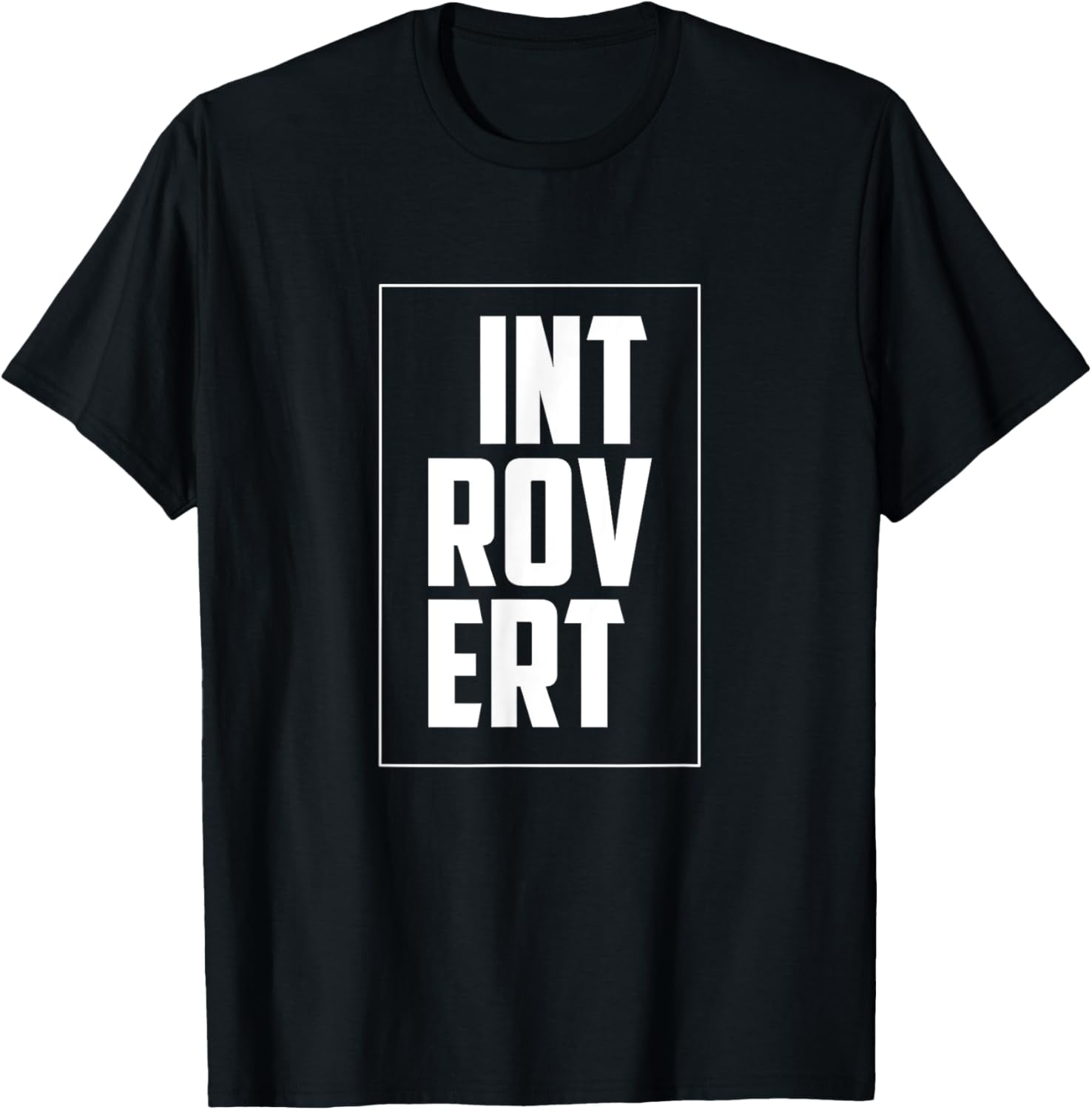 Introvert Introverted Anti Social Shy Shyness Funny Creative Graphic T ...