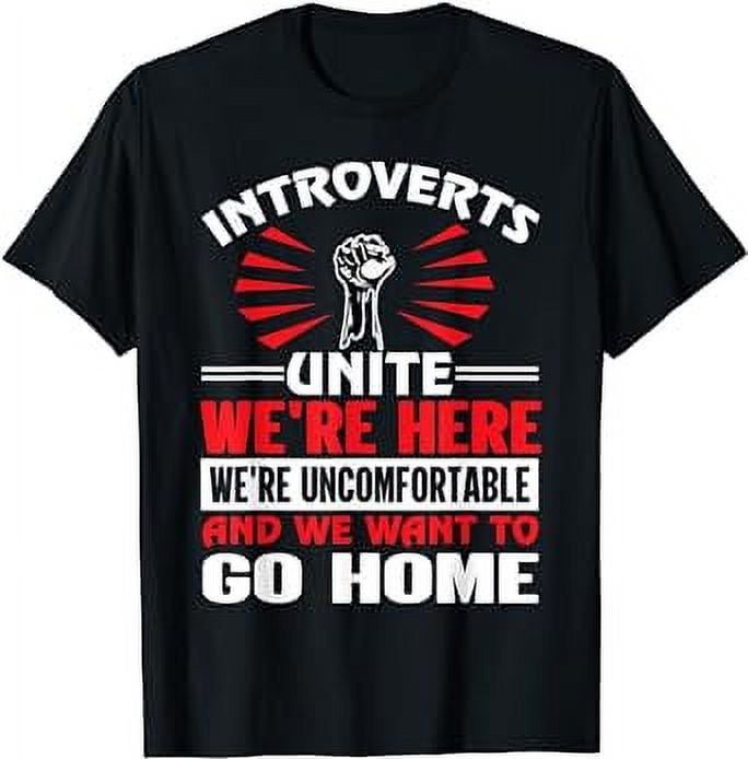 Introverts Unite Funny Anti Social T-Shirt - Walmart.com