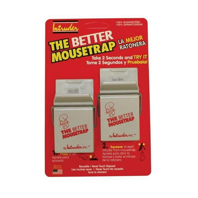 Intruder 16000 Better Mouse Trap - 2 Per Pack - Walmart Business Supplies