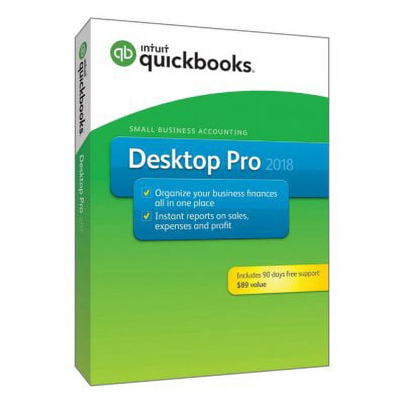 Intuit QuickBooks Desktop Pro 2018 Small Business Accounting Software ...