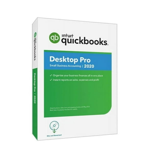 Intuit: Quickbooks Desktop Pro, 2020 (PC Download) 1 User Business ...