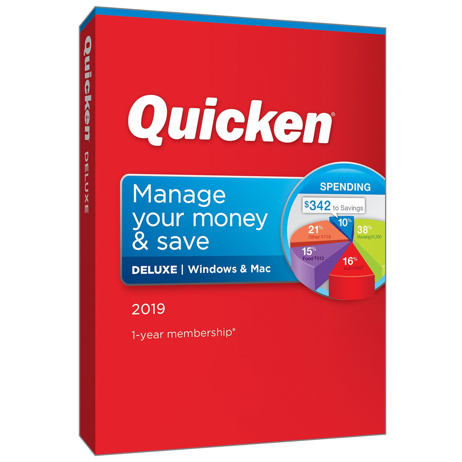 Intuit Quicken Deluxe 2019 Financial Software For Windows/Mac - Walmart.com