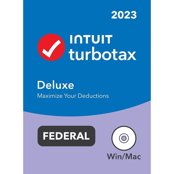 Intuit TURBOTAX Desktop Deluxe TY2023 Retail NS DVD PKG - Walmart.com