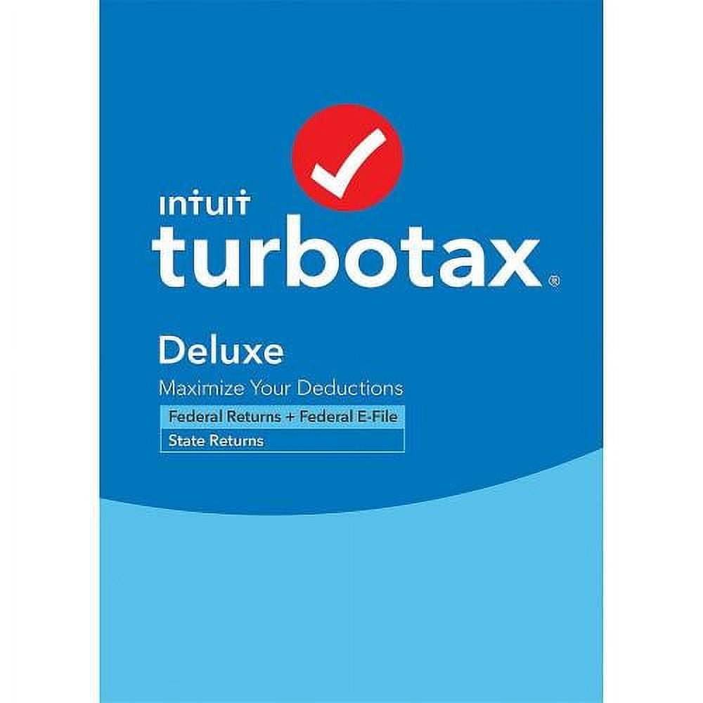 Intuit Turbotax Desktop Deluxe 2020 (New with box/tags) - Walmart.com