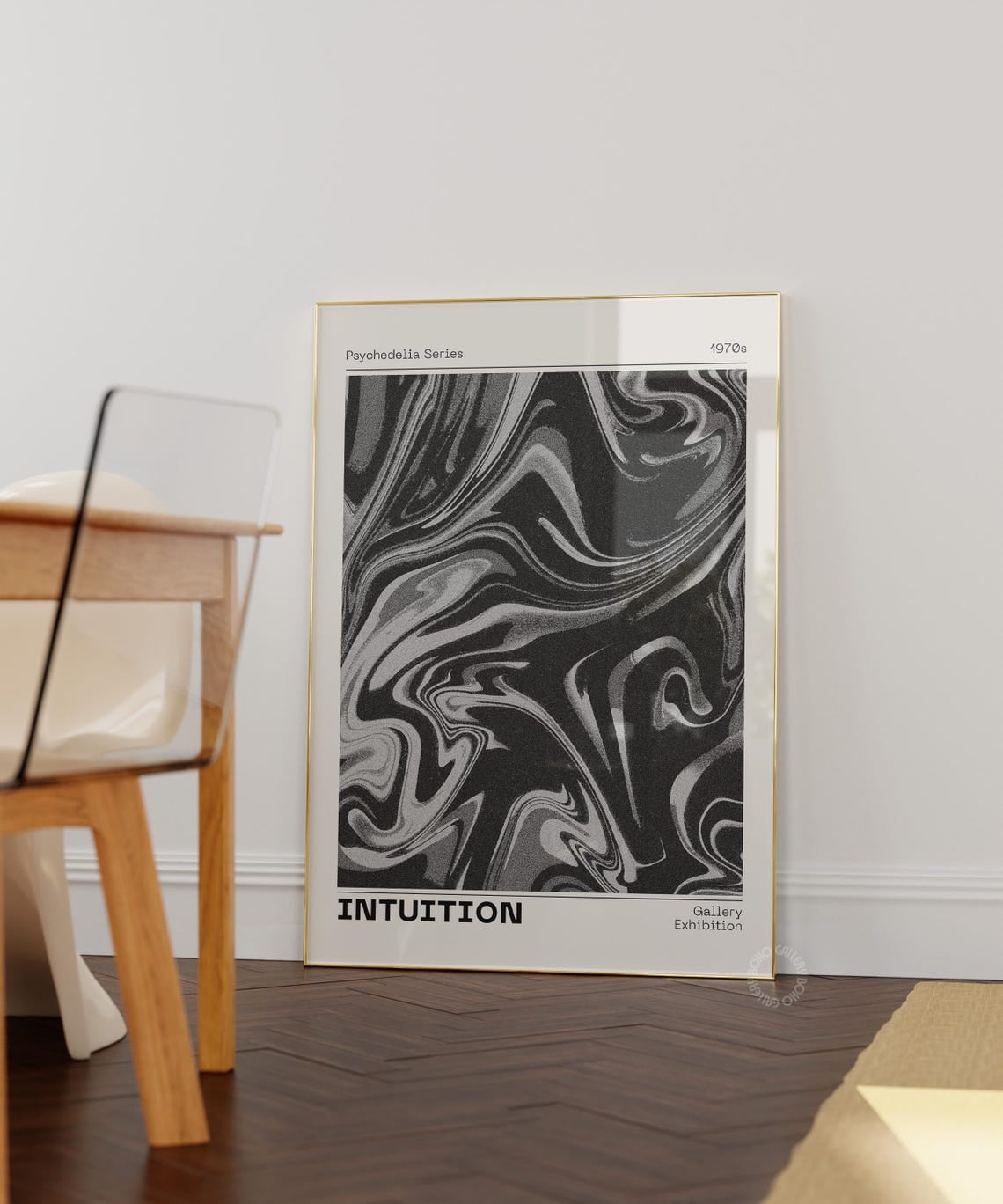 Intuition Positive Aura Posters, Spiritual Poster, Grainy Gradient ...