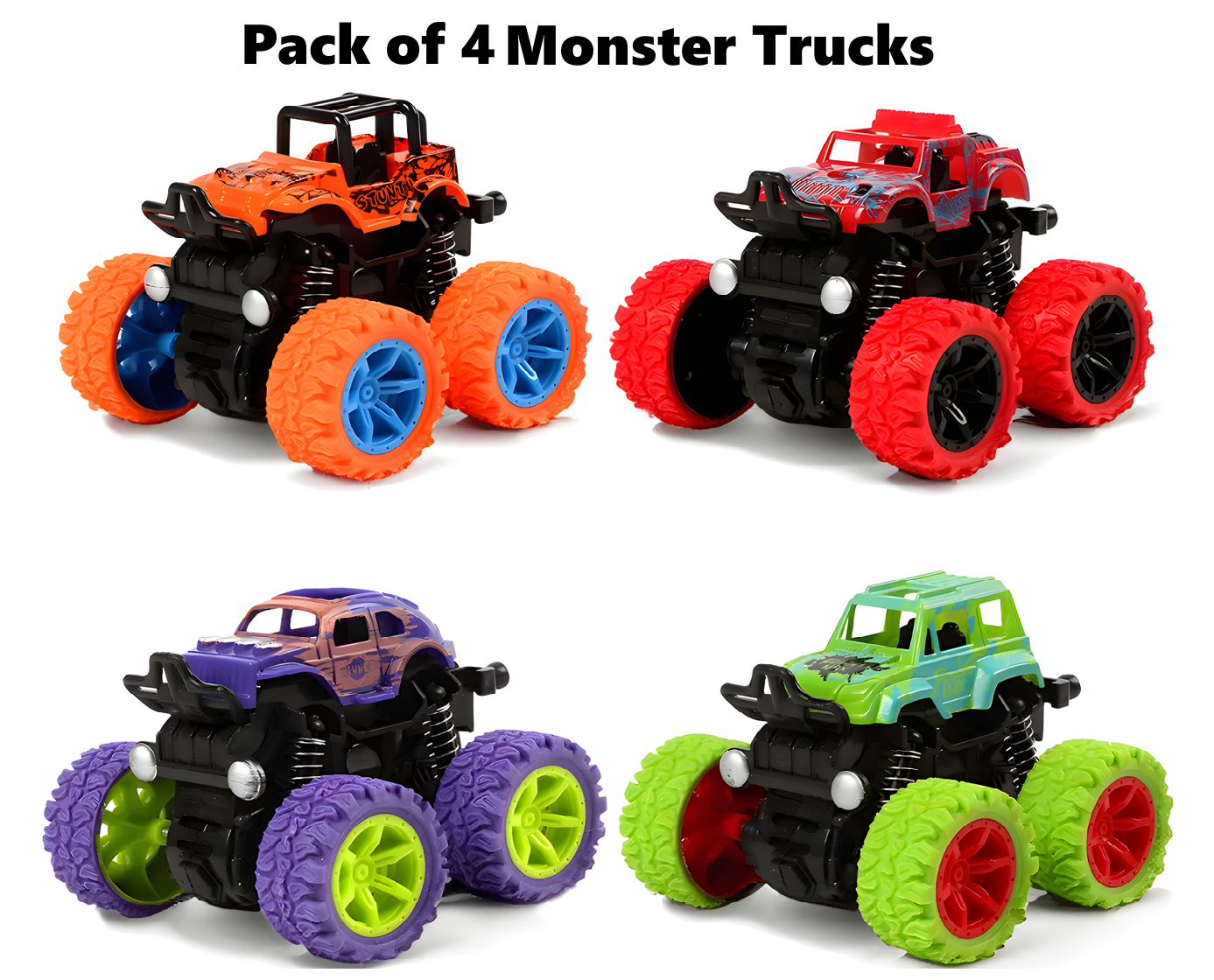 Inu, Monster Truck, Kids Toy, Kids Car, Toy Truck, Wheels - Walmart ...