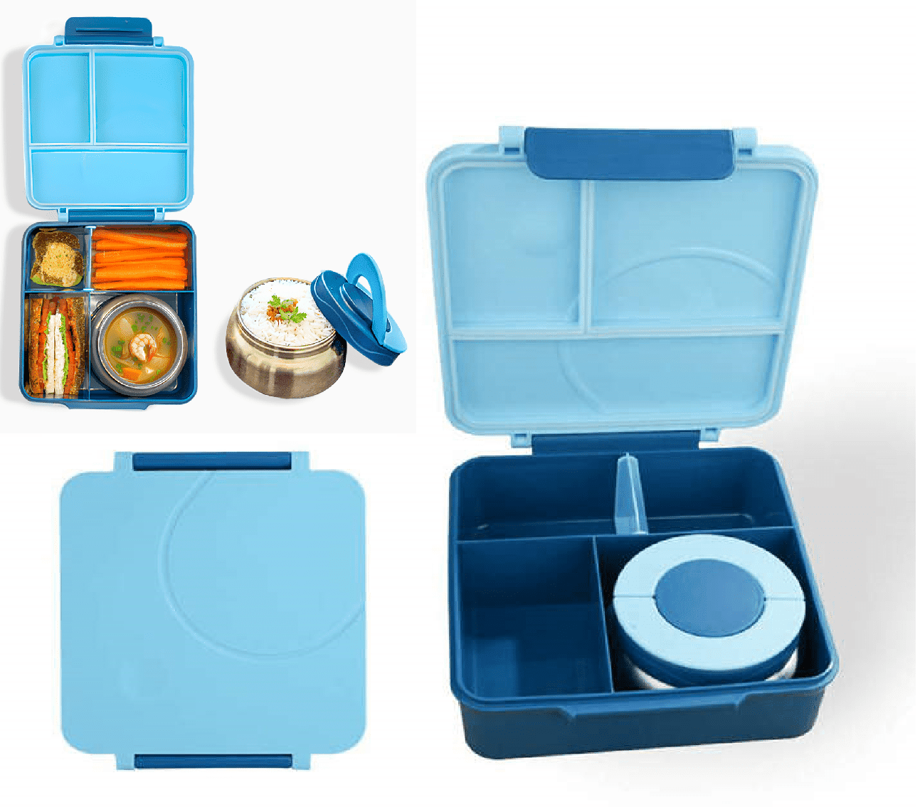Inu Insulated Warm School Bento Lunch Box with Stainless Steel Hot Food ...