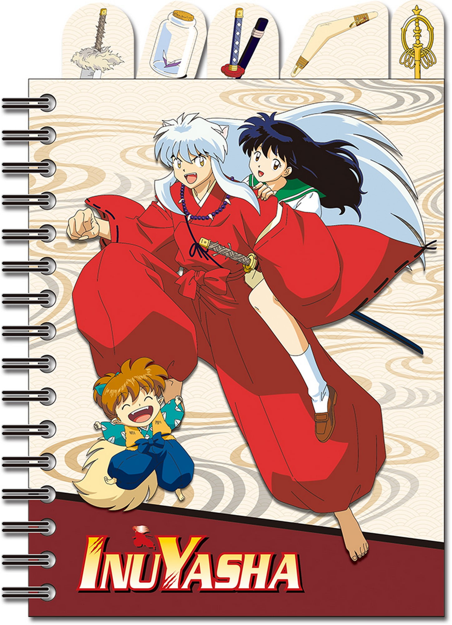 Inu Yasha - Japanese Style Group Tabbed Notebook - Walmart.com