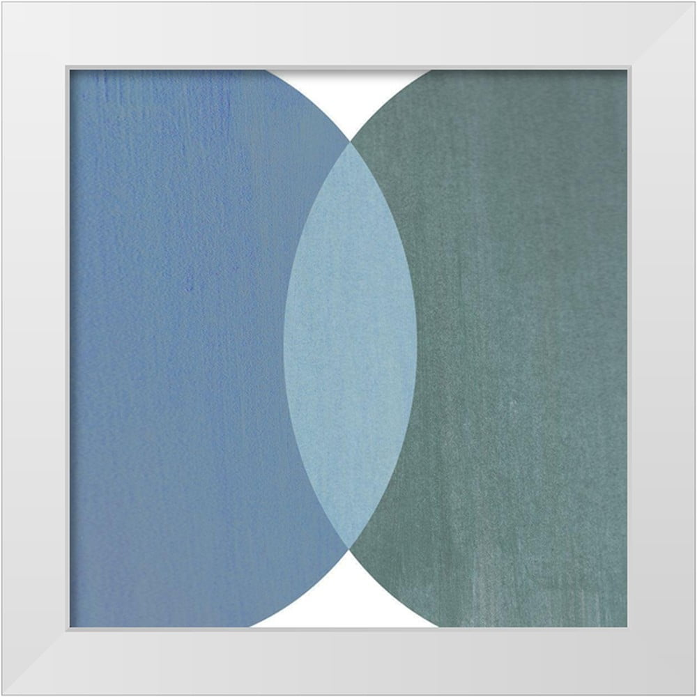 Inuit 12x12 White Modern Wood Framed Museum Art Print Titled - Abstract ...