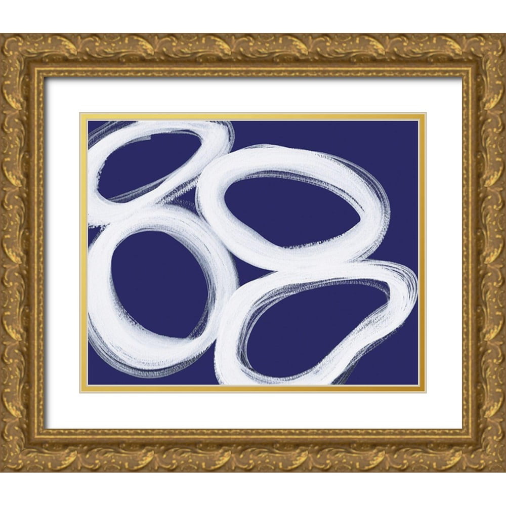 Inuit 32x26 Gold Ornate Wood Framed with Double Matting Museum Art ...