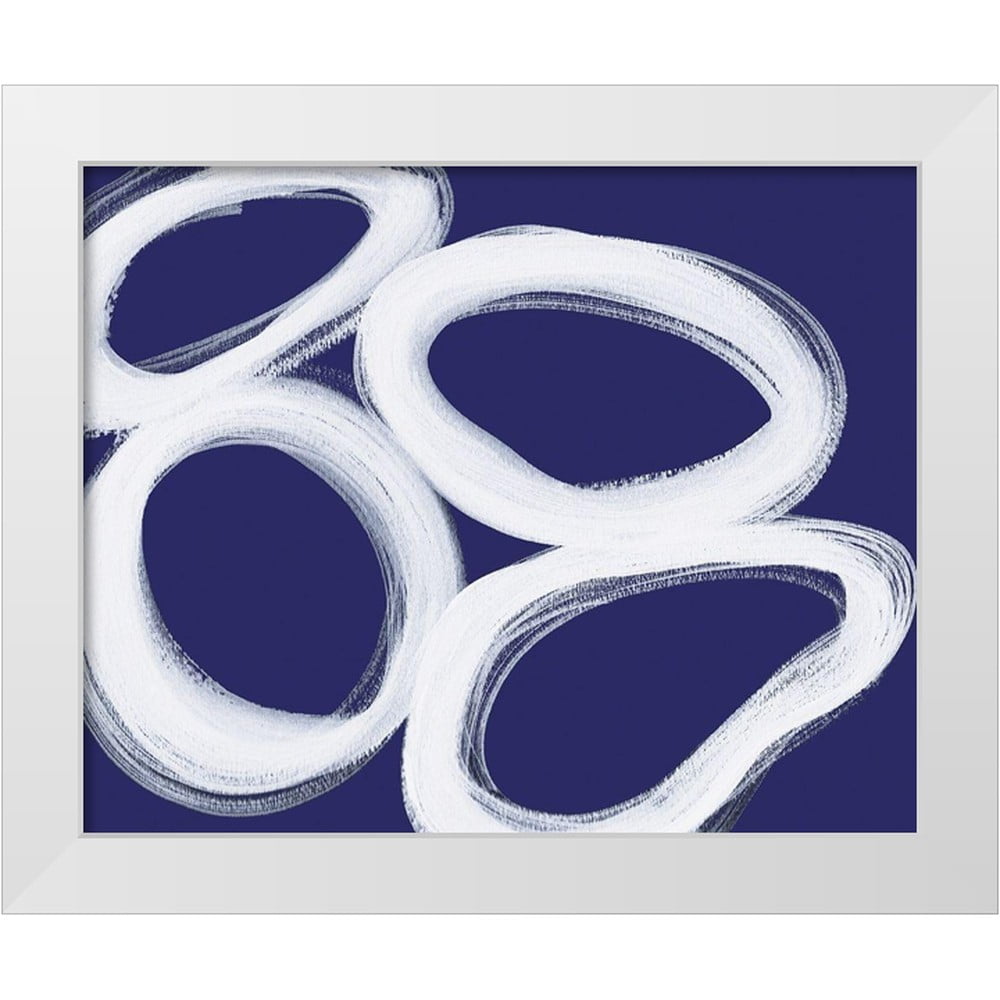 Inuit 32x26 White Modern Wood Framed Museum Art Print Titled - Circular ...