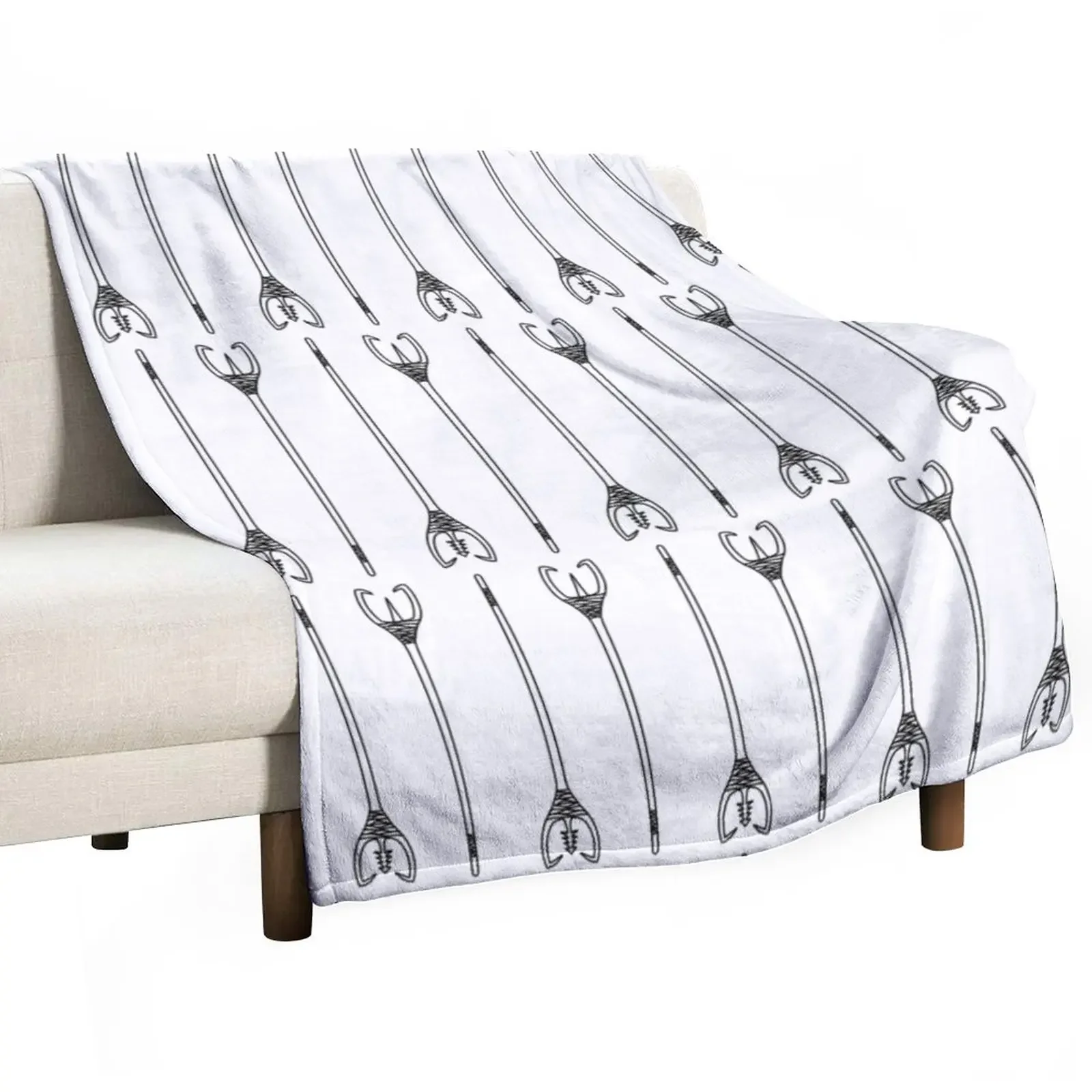 Inuit Fishing Spears Throw Blanket Large Plush Plaid Blankets - Walmart.com