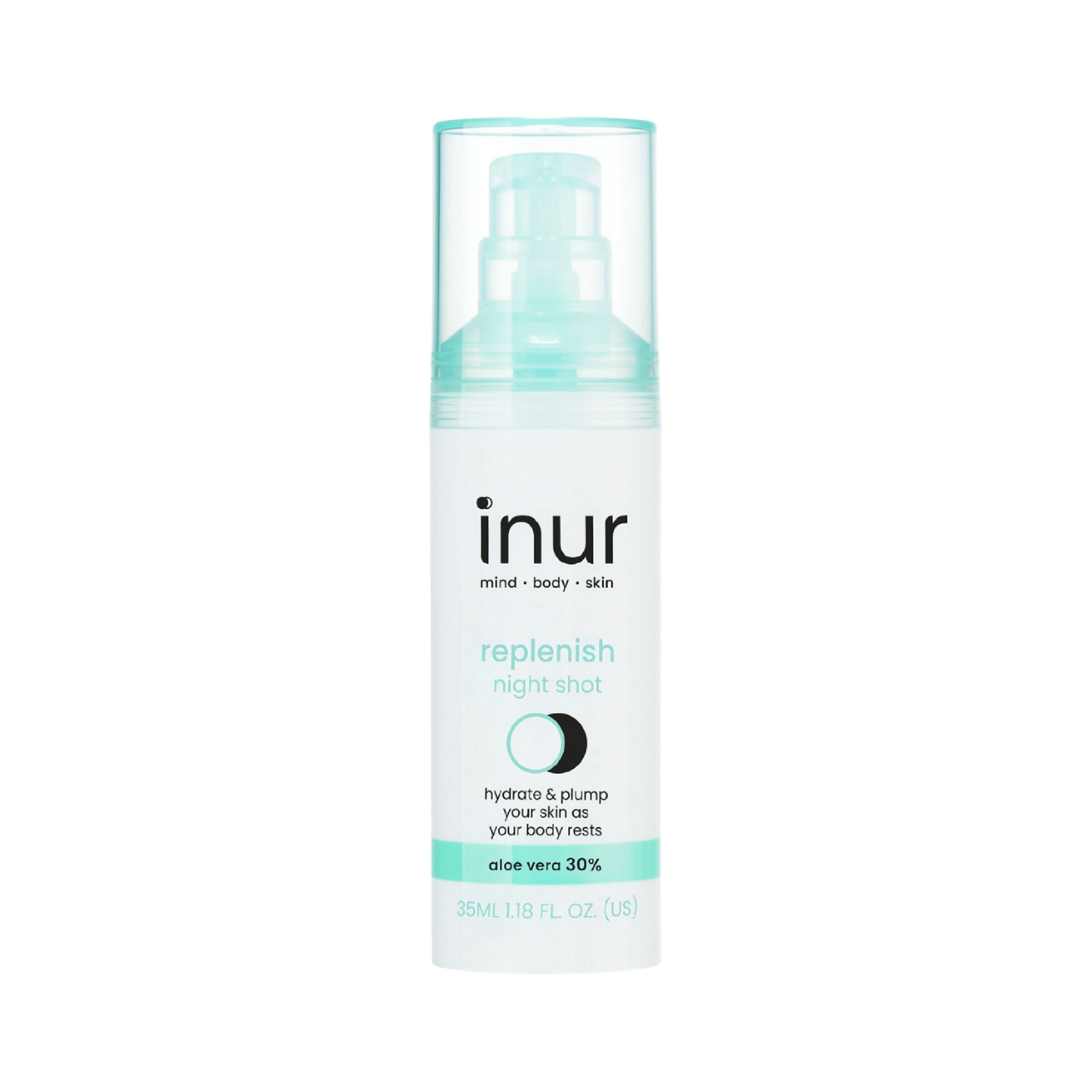 Inur Replenish Hyaluronic Acid & Aloe Vera Night Serum, Moisture ...