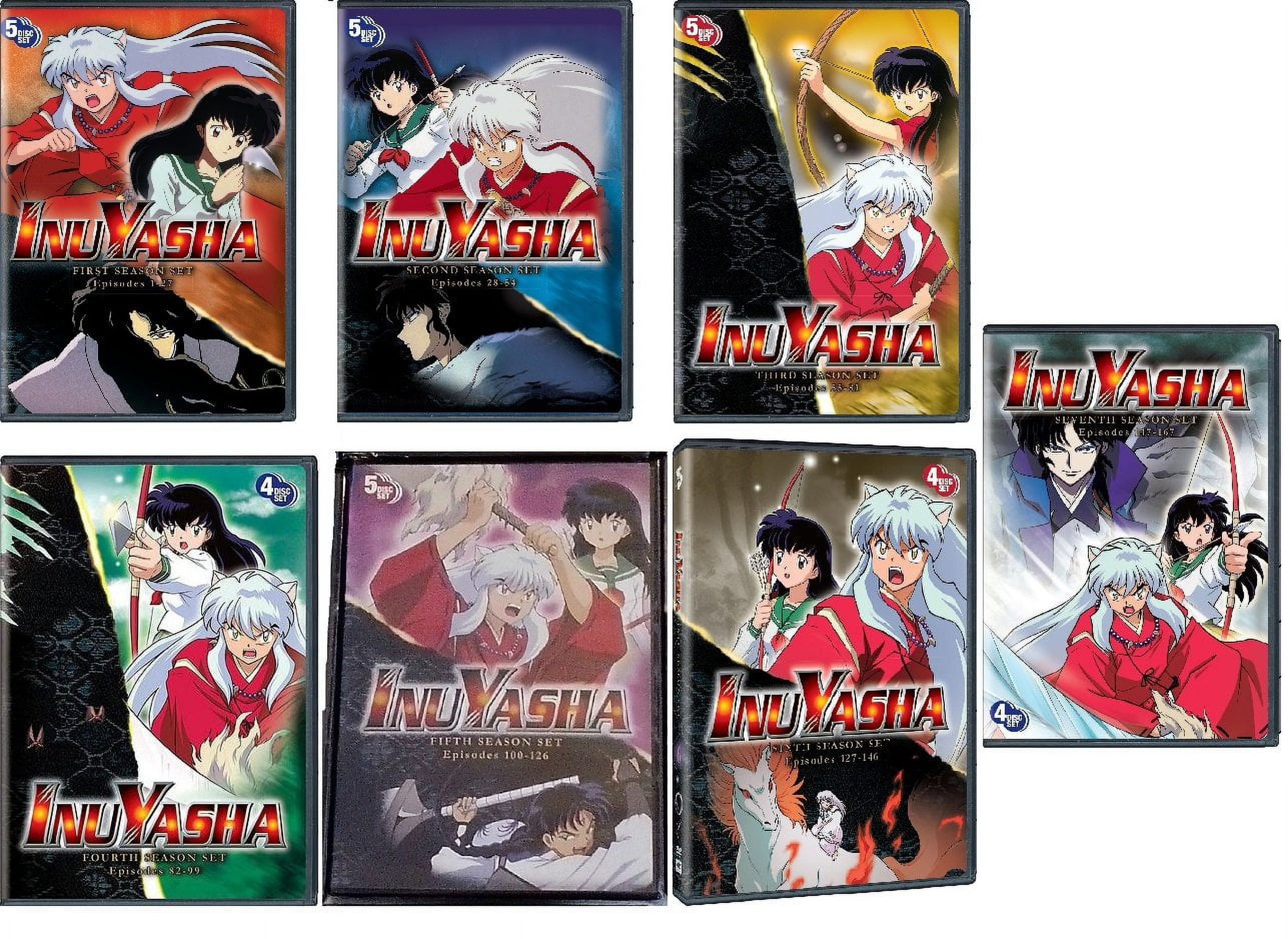 Inuyasha：Complete Series Seasons 1-7 (DVD)，Movie/TV - Walmart.com