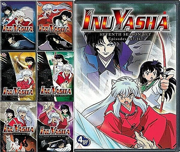 Inuyasha: Complete Series Seasons 1-7 DVD - Walmart.com