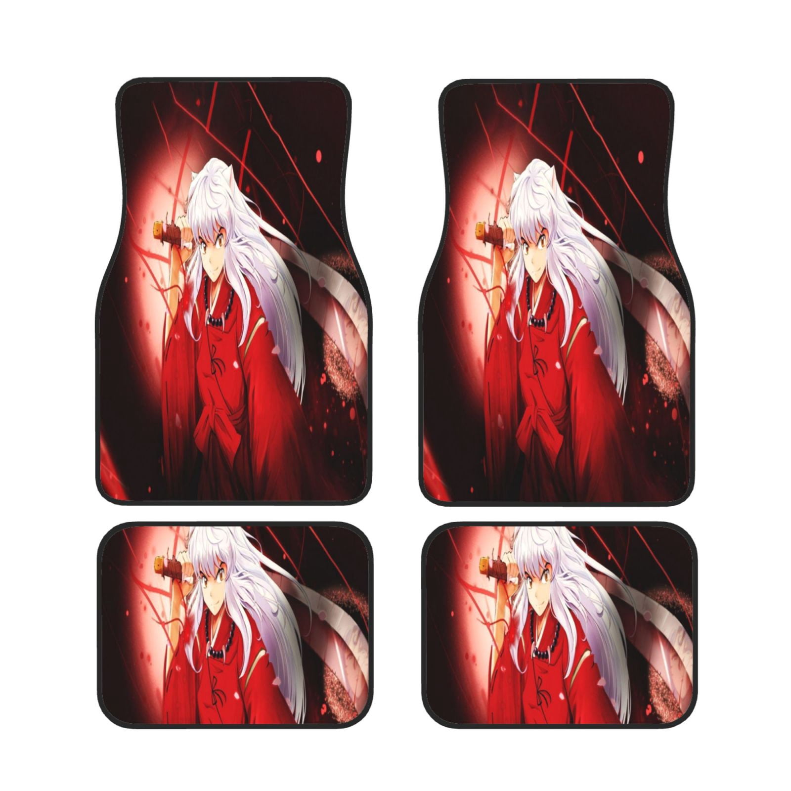 Inuyasha The Final Act Set Of 4 Pcs Cartoon Car Floor Mats Cartoon ...