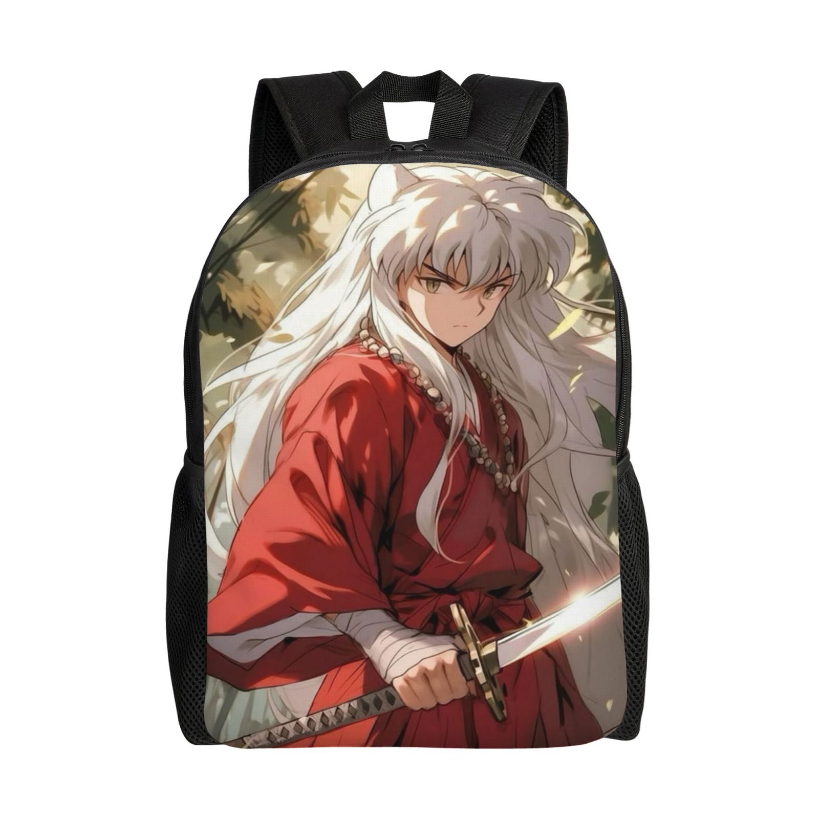 Inuyasha Laptop Backpacks 16 Inch Cartoon College School Bag Bookbag ...