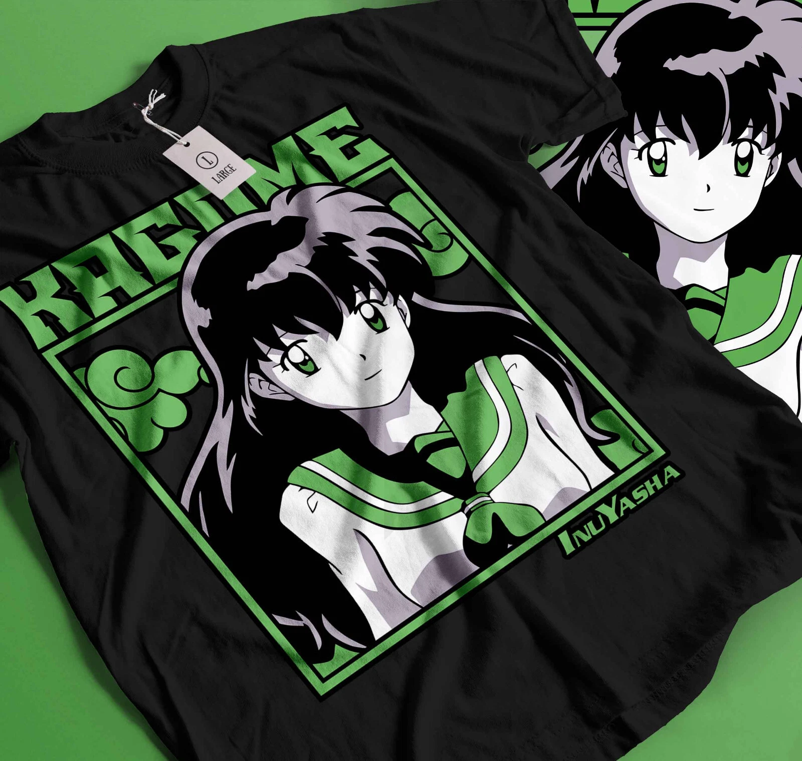 Inuyasha T-shirt Kagome Higurashi Sesshomaru Red Moon Inu Yasha Anime ...