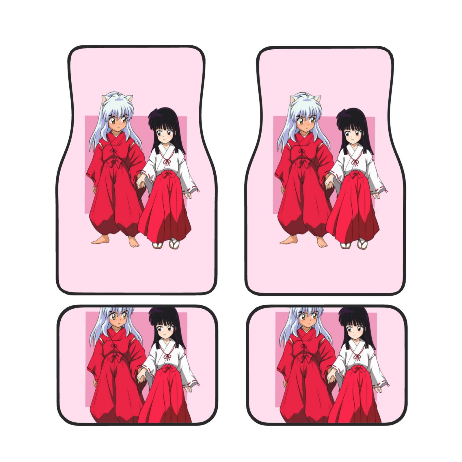 Inuyasha The Final Act Set Of 4 Pcs Cartoon Car Floor Mats Cartoon ...