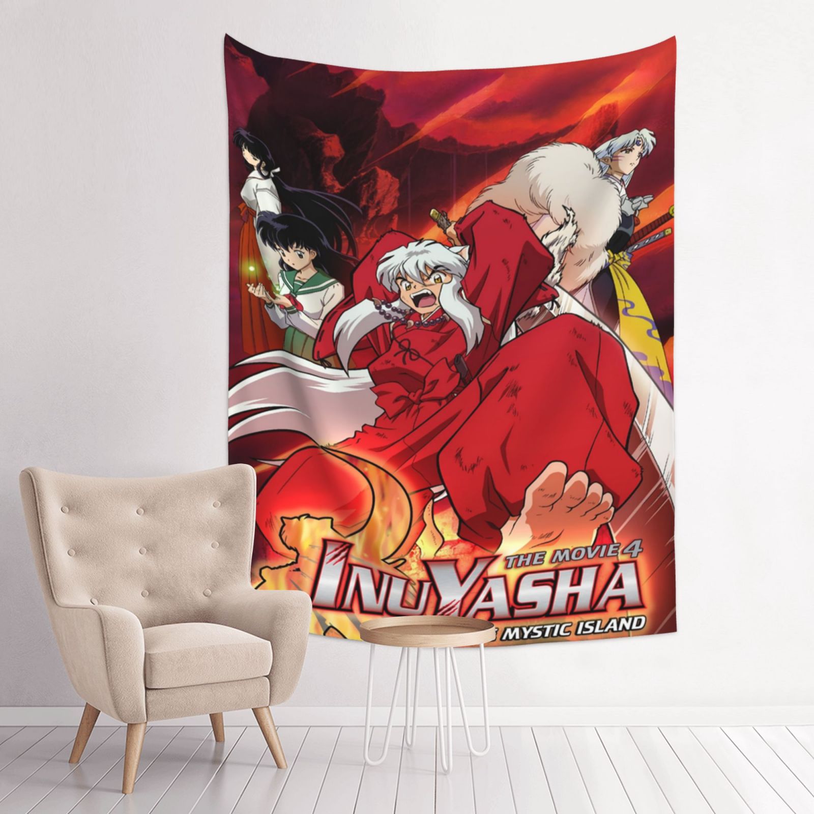 Inuyasha The Final Act Wall Tapestry Poster For Bedroom Aesthetics ...