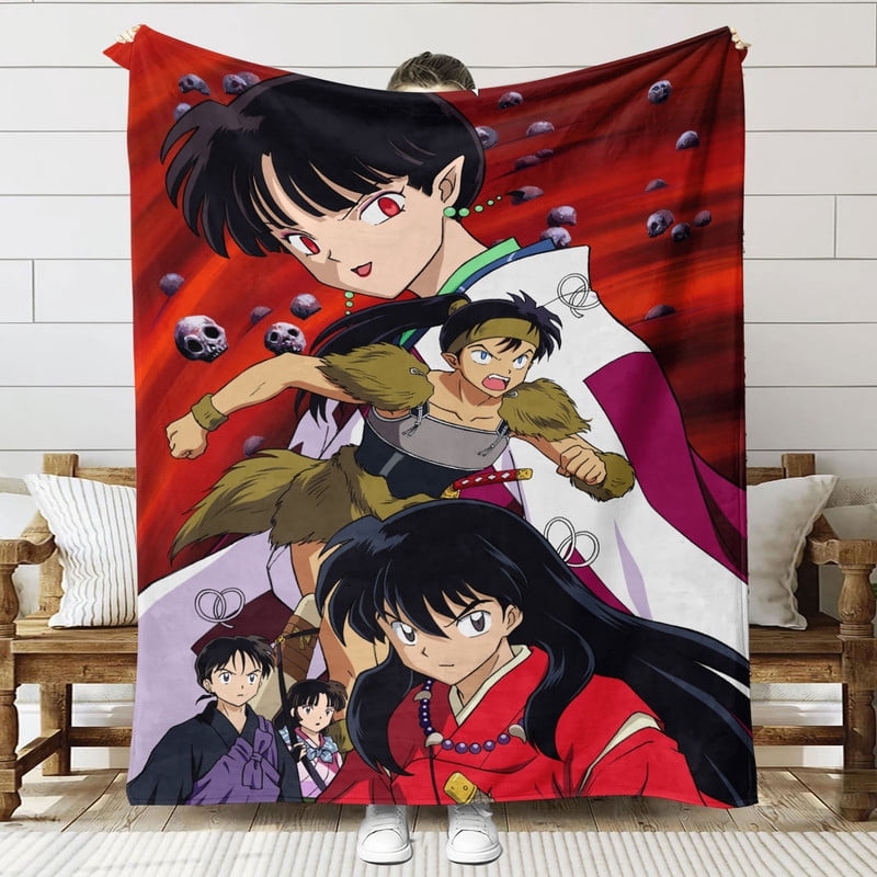 Inuyasha Throw Blanket Gifts for Fans Lover Girls Boys Women Present ...
