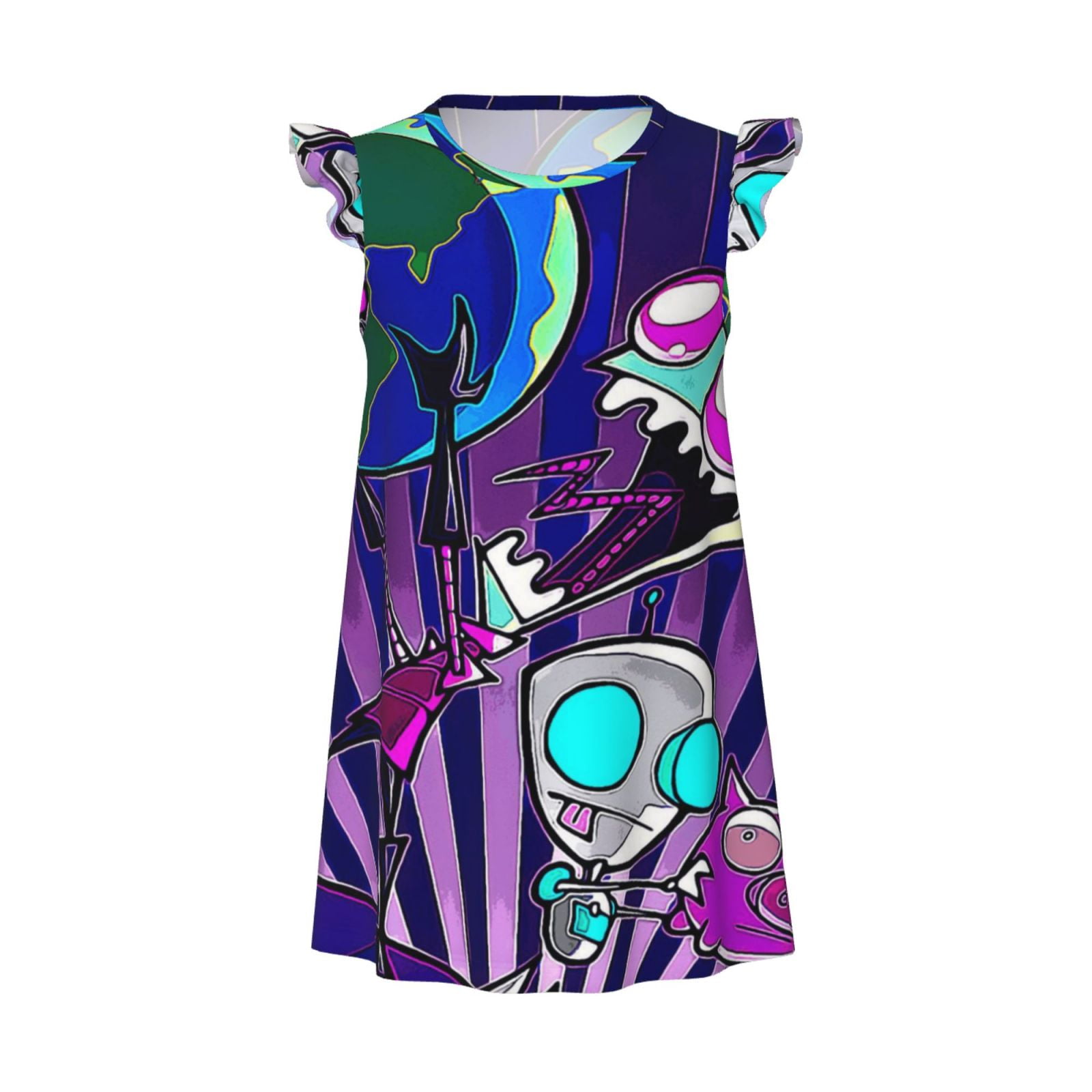 Inva-Der Monster Z1m Gir Nightgown Princess Pajama Dresses For ...