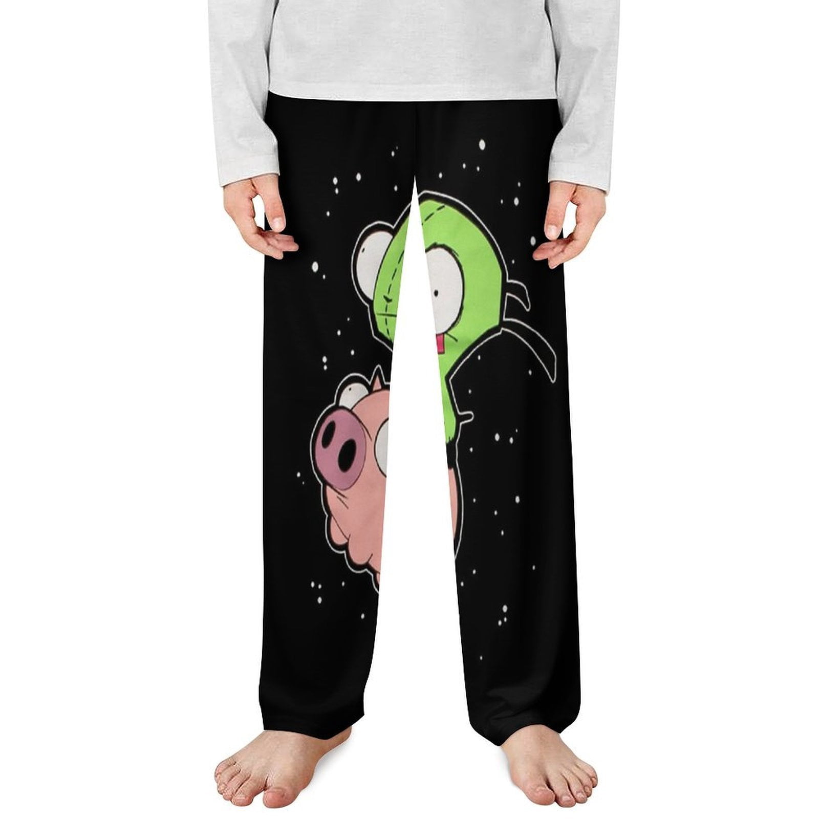 Inva-der Monster Z1m Gir Pajama Pants Cartoon Casual Lounge PJ Bottoms ...