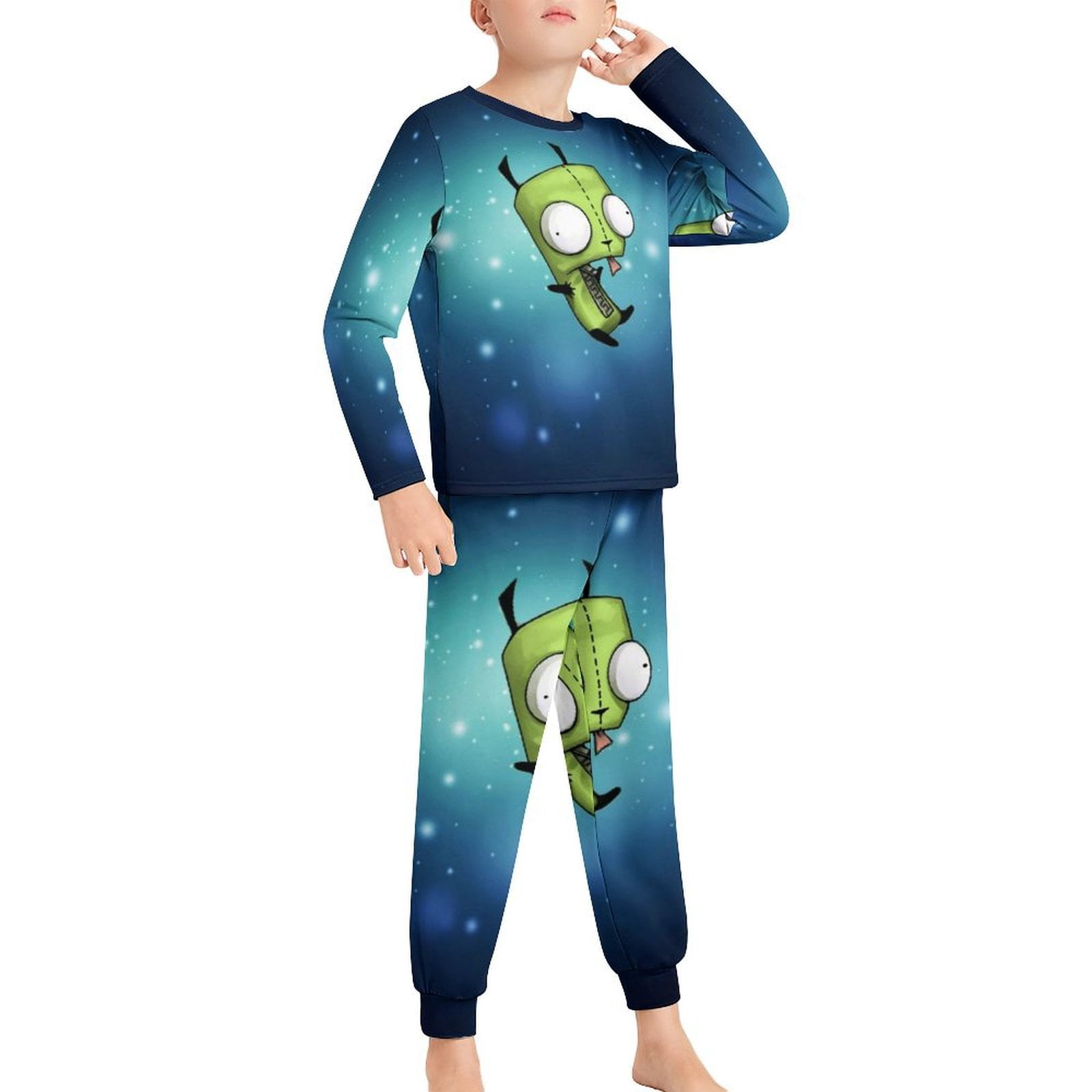 Inva-der Monster Z1m Gir T Shirt Set Long Sleeve Tee Shirt Pants Set ...