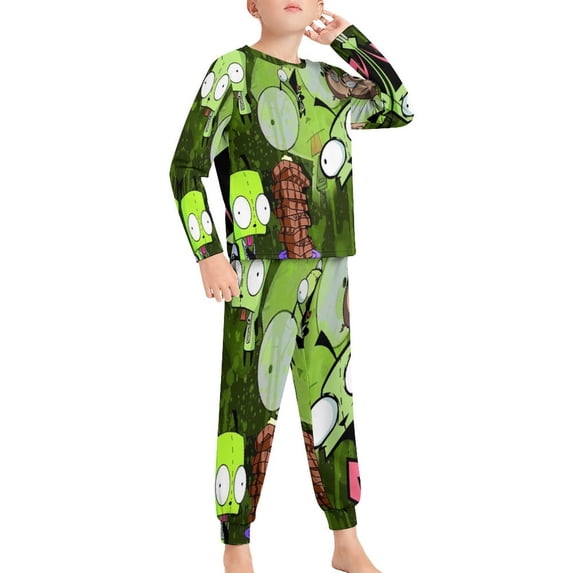 Inva-der Monster Z1m Gir T Shirt Set Long Sleeve Tee Shirt Pants Set ...