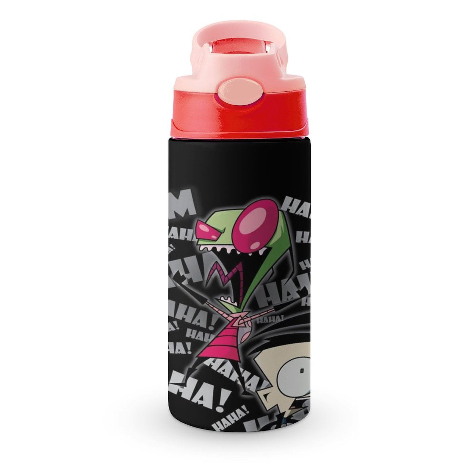 Inva-der Monster Z1m Gir Water Bottle with Straw Lid Vacuum Insulated ...