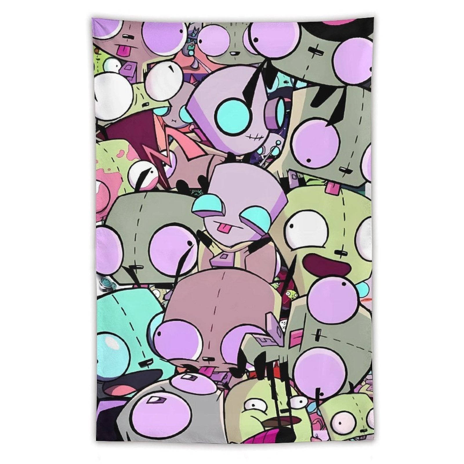 Invasor-Zim Tapestry, Wall Hanging Decor, Aesthetic for Bedroom, Living ...