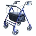 Invacare Bariatric Rollator, 500 lb. Capacity, Padded Seat, Mobility ...