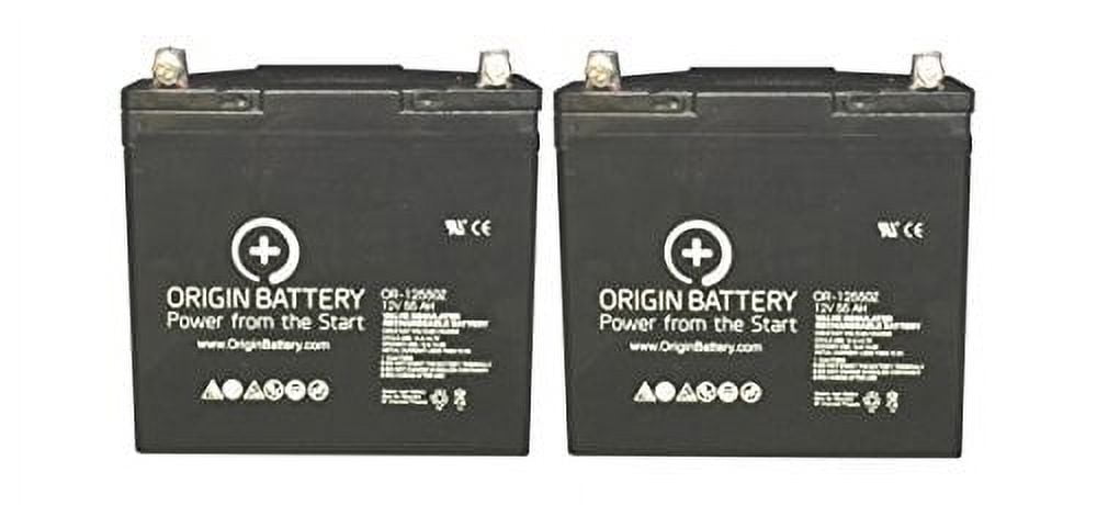 Invacare TDX4 12V 22NF/55AH Battery Replacement Kit - Walmart.com