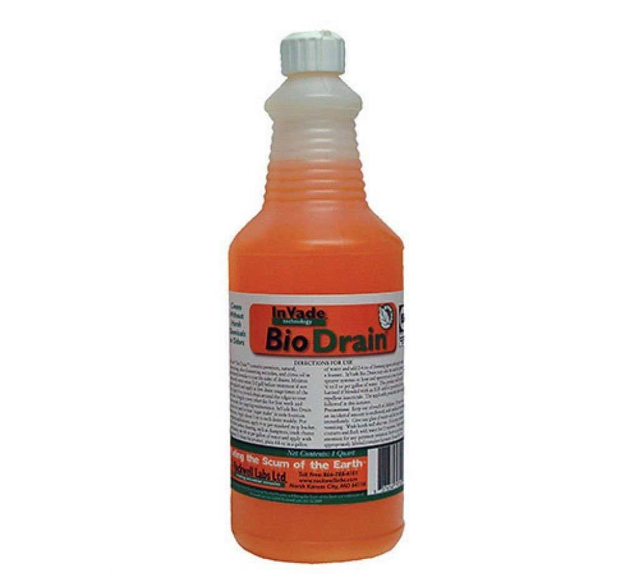 Invade Bio Drain Gel Treatment 1qt Eliminate Odors Prevent Sugar Snake Fruit Fly Not For Sale To ...