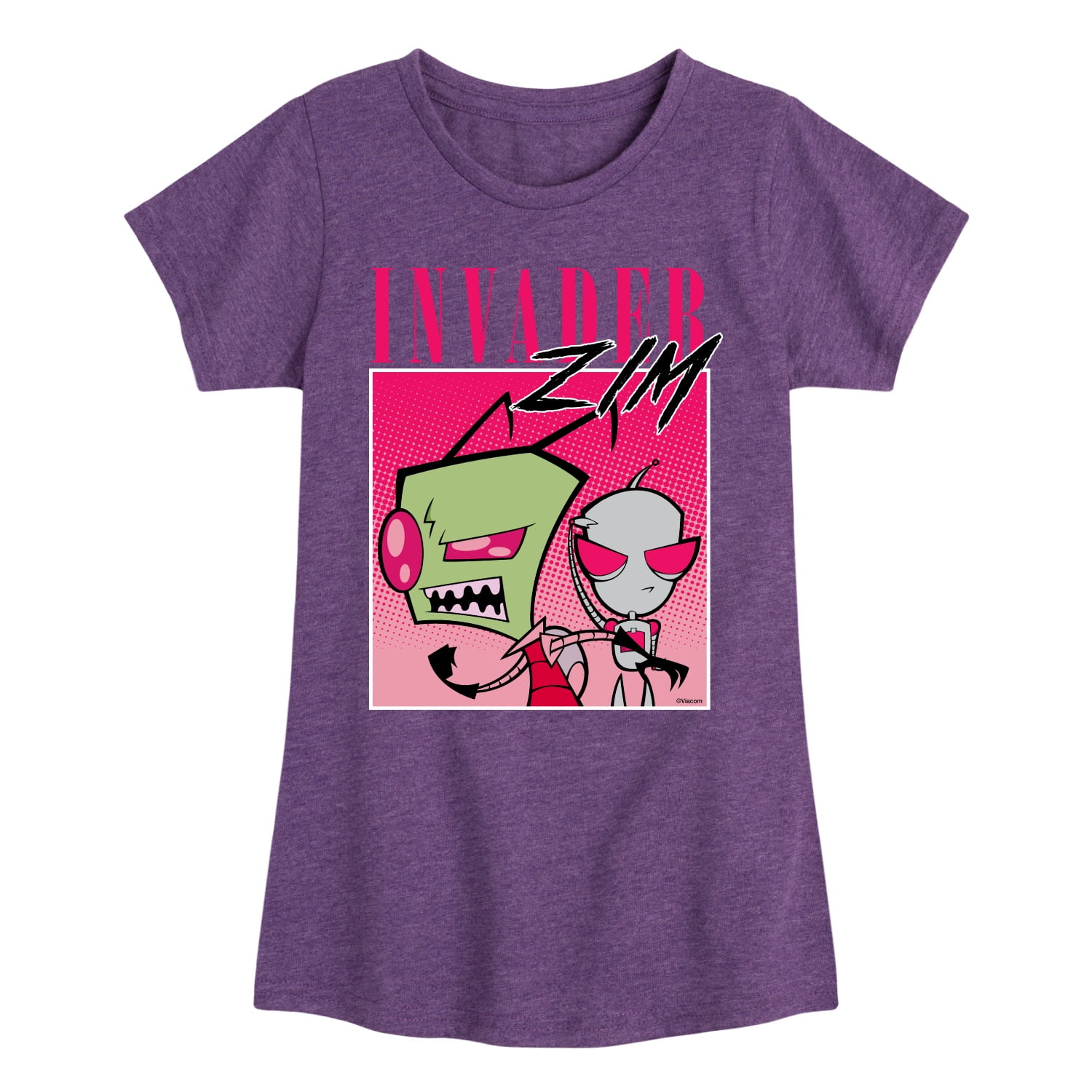 Invader ZIM - GIR and ZIM - Retro Style - Toddler And Youth Girls Short ...