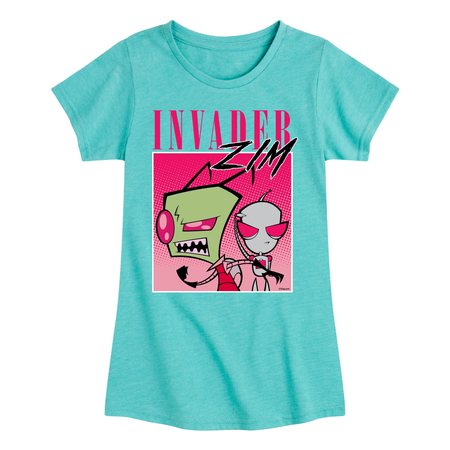 Invader ZIM - GIR and ZIM - Retro Style - Toddler And Youth Girls Short ...