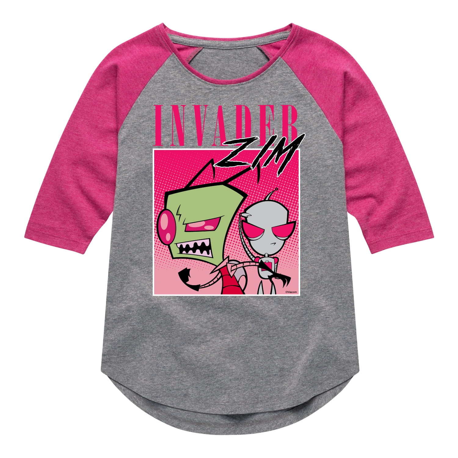 Invader ZIM - GIR and ZIM - Retro Style - Toddler And Youth Girls Short ...