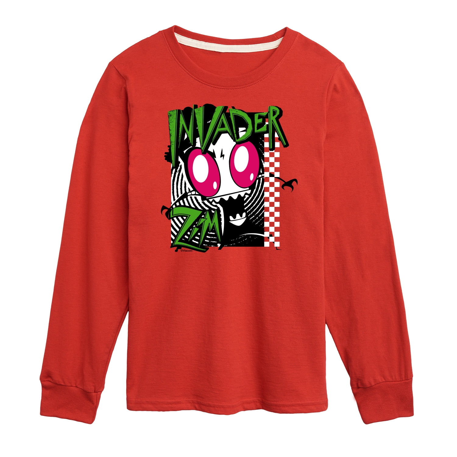 Invader ZIM - Retro Style Angry ZIM - Toddler And Youth Short Sleeve ...