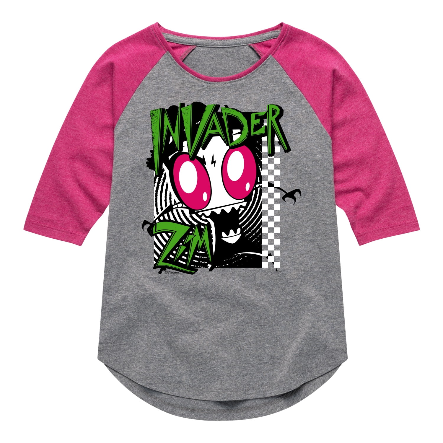 Invader ZIM - ZIM Angry - Retro Checkered Board - Toddler And Youth ...